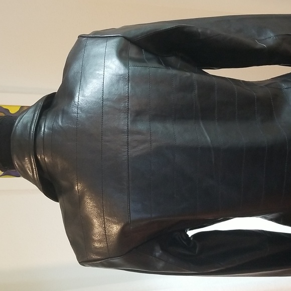 In Suede | Jackets & Coats | Vintage 9s Pieced Leather Trench Coat With ...